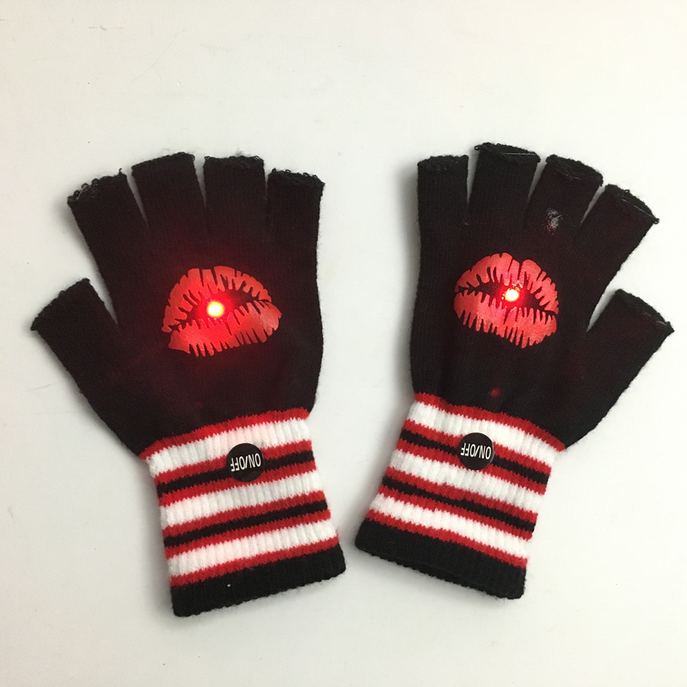 Wholesale Valentines Day Light Up Mitten Flashing Glove LED ...
