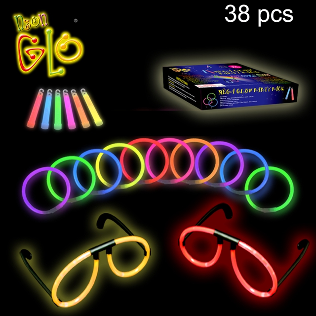 Wholesale Neon Light Toy 38 Pcs Glow Stick Party Pack Manufacturer and ...
