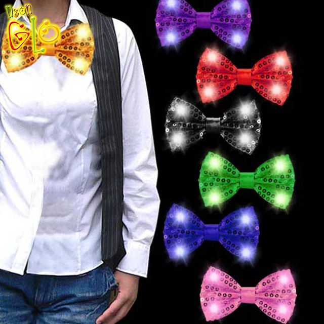 Wholesale Christmas Costume Light Up Led Bow Tie for Party Manufacturer ...