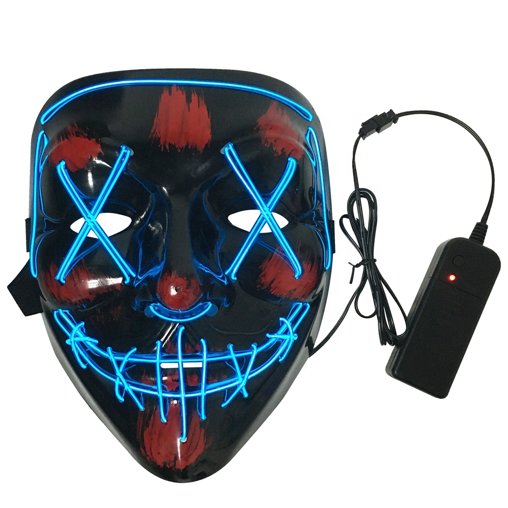 Wholesale Amazon Hot Selling Guangdong Neon Party Mask LED Rave Mask ...